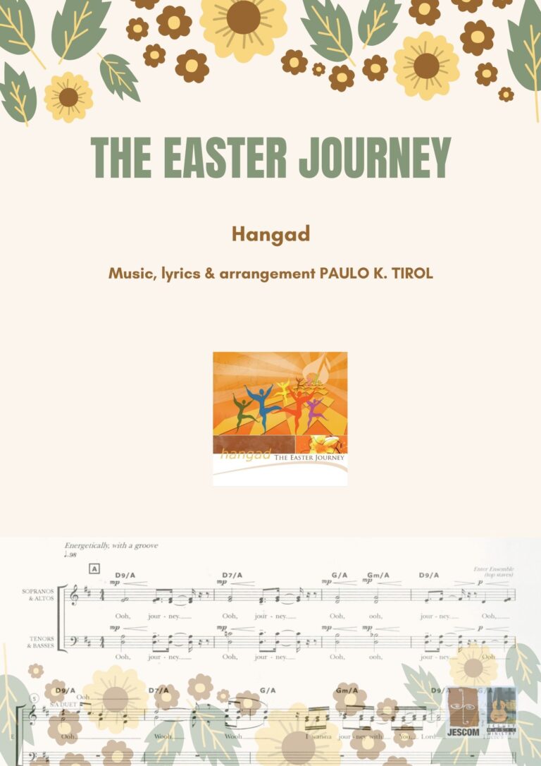 JesCom Philippines | The Easter Journey – Music Sheet