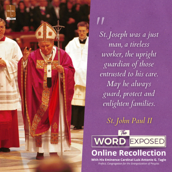 JesCom Philippines | Cardinal Tagle to lead The Word Exposed’s Advent ...