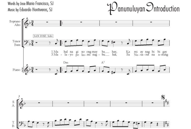 JesCom Philippines | PANUNULUYAN – Music Sheet