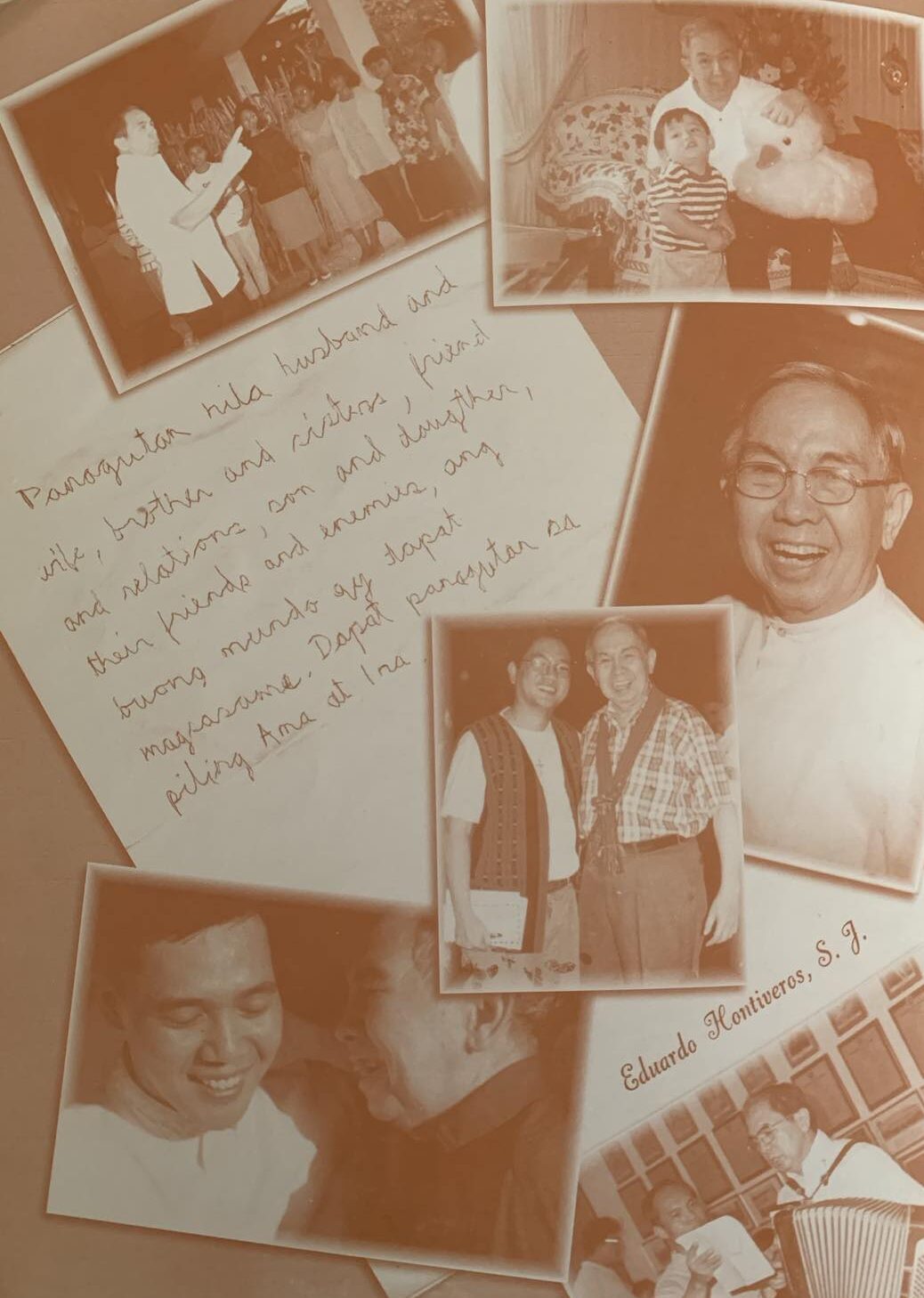 JesCom Philippines | Fr. Honti collage with letter